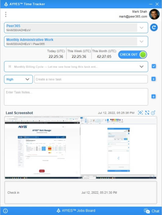 Time Tracking App - AYYES® Time Tracking Software FREE